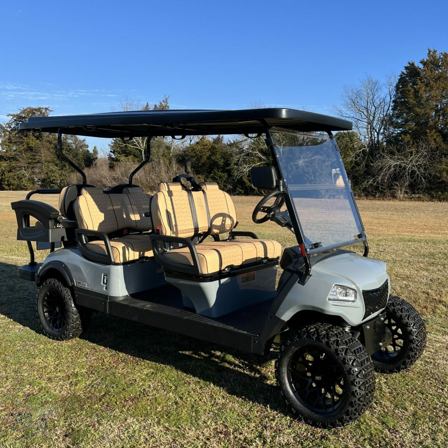 6 Seat Lifted - Mike's Golf Carts | NJ Custom Golf Carts
