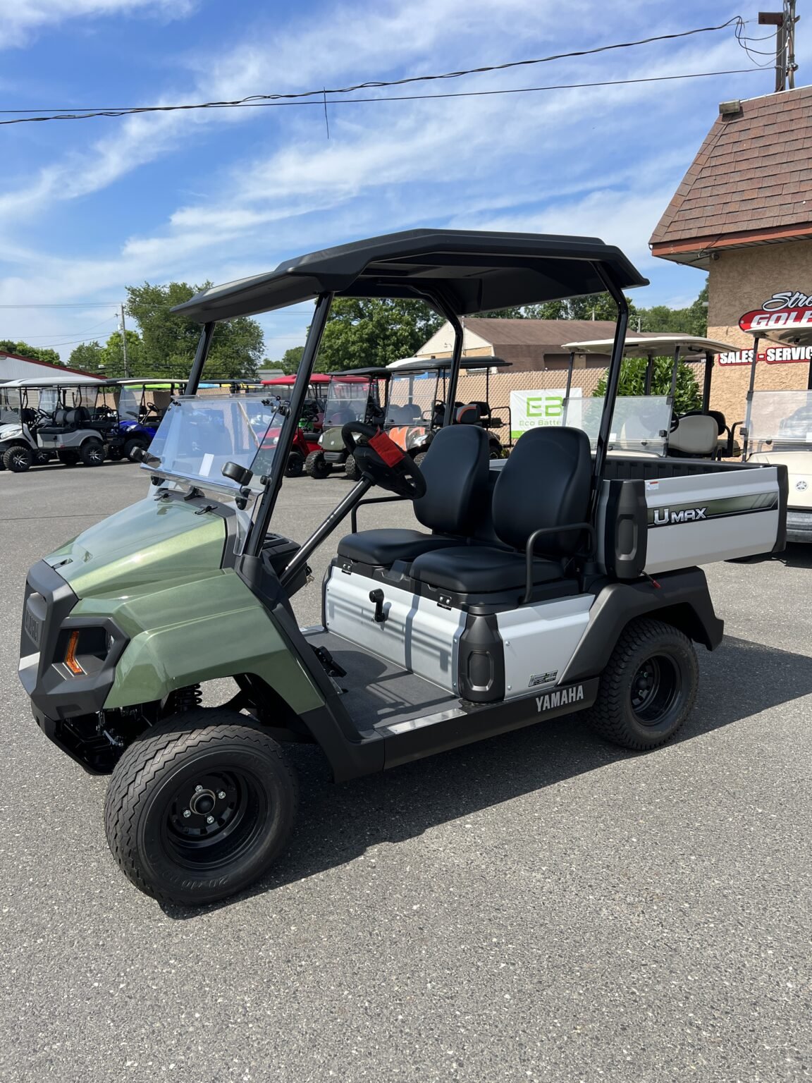 2024 New Yamaha UMAX one EverGreen EFI gas powered utility cart - Mike ...
