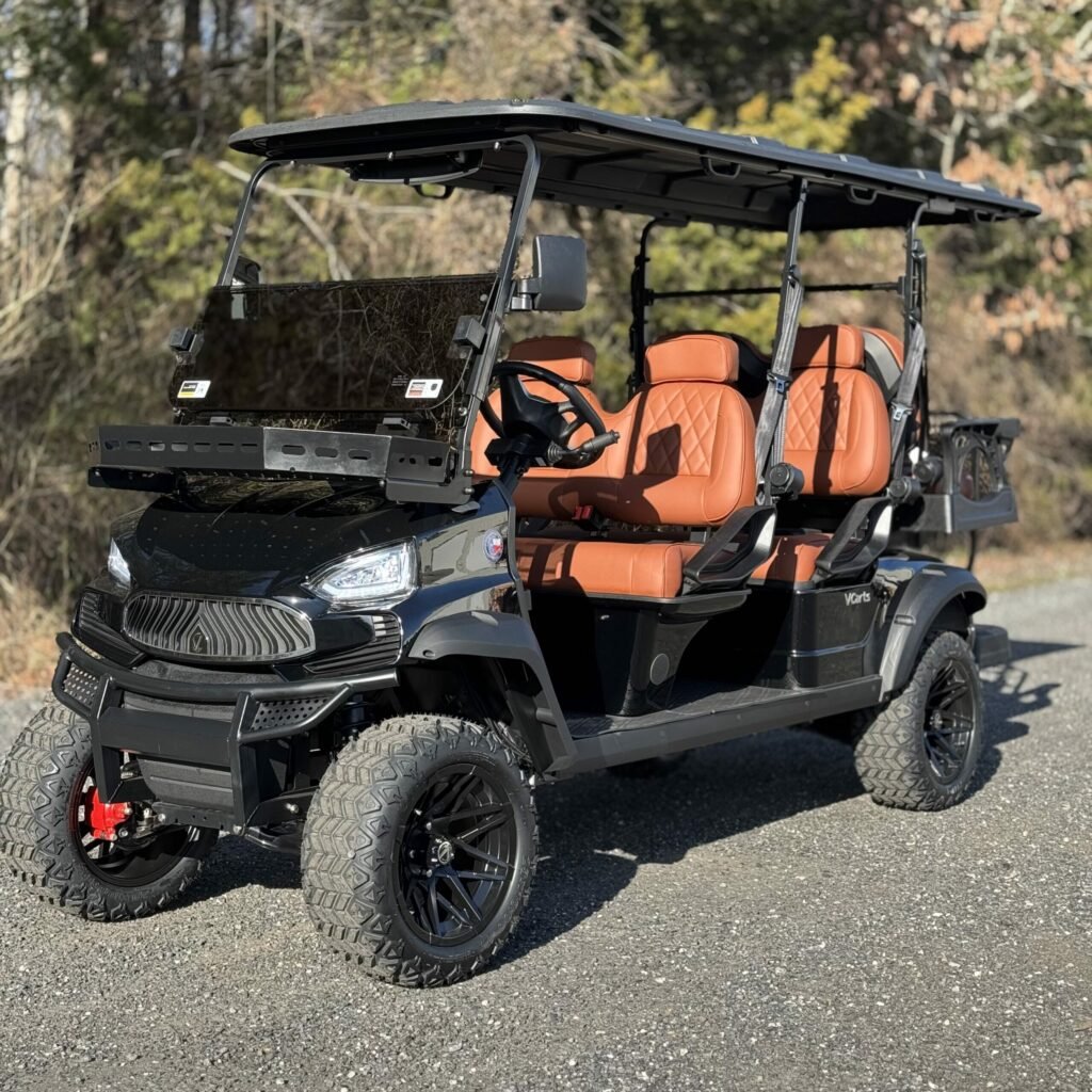 6 Seat Lifted - Mike's Golf Carts | NJ Custom Golf Carts